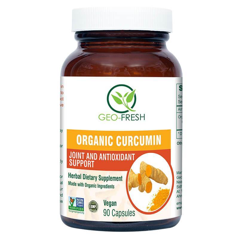Geo Fresh Organic Curcumin 90's Capsule - Immunity Booster(1)